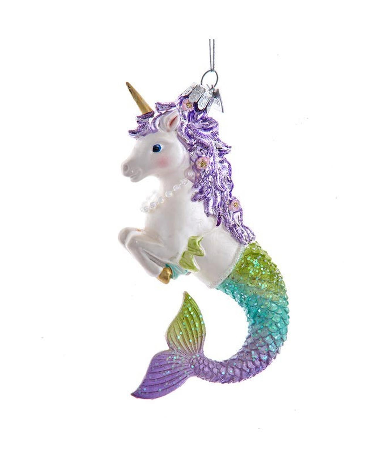 Noble Gems™ Glass Mercorn Ornament NB1861 – Love Holiday Decor