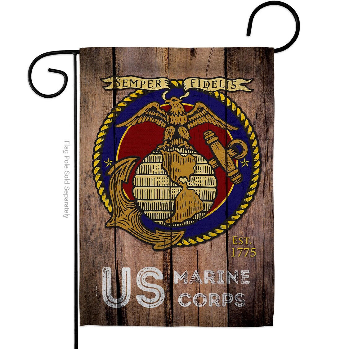 Two Group Flag US Marine Corps Armed Forces Military Decor Flag – Love ...